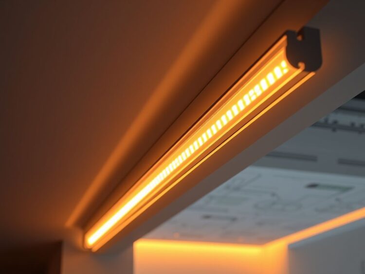 Perfil LED linear contínuo: guia de instalação